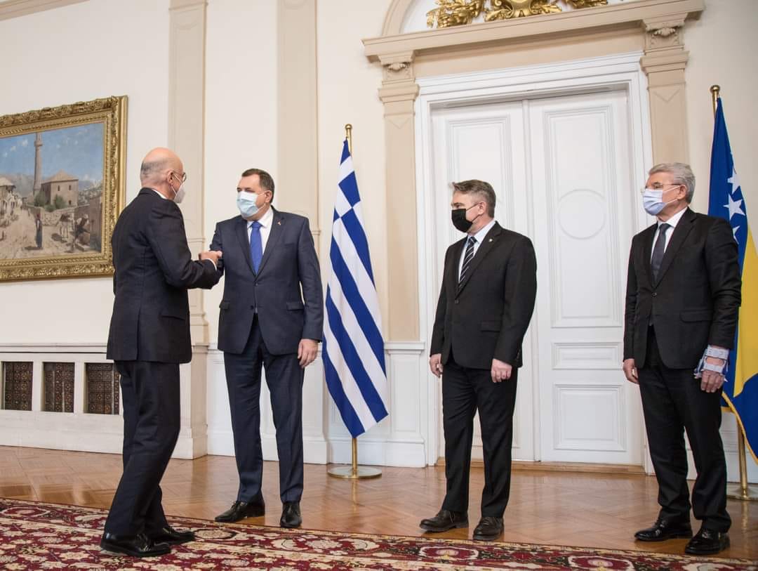 Επίσκεψη του Υπουργού Εξωτερικών της Ελλάδας στο Σάραγεβο ...
