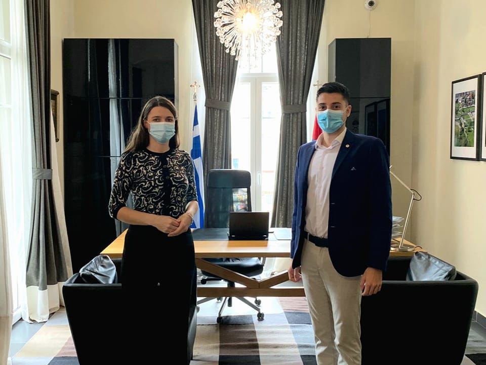 Επίσημη συνάντηση με τον Πρόεδρο της Οργάνωσης Σέρβων Φοιτητών στην ...